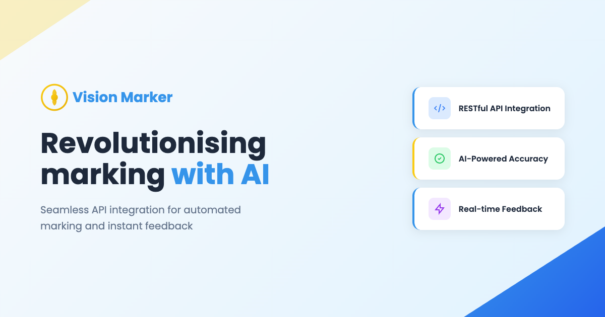 Vision Marker - Revolutionising exam marking with AI